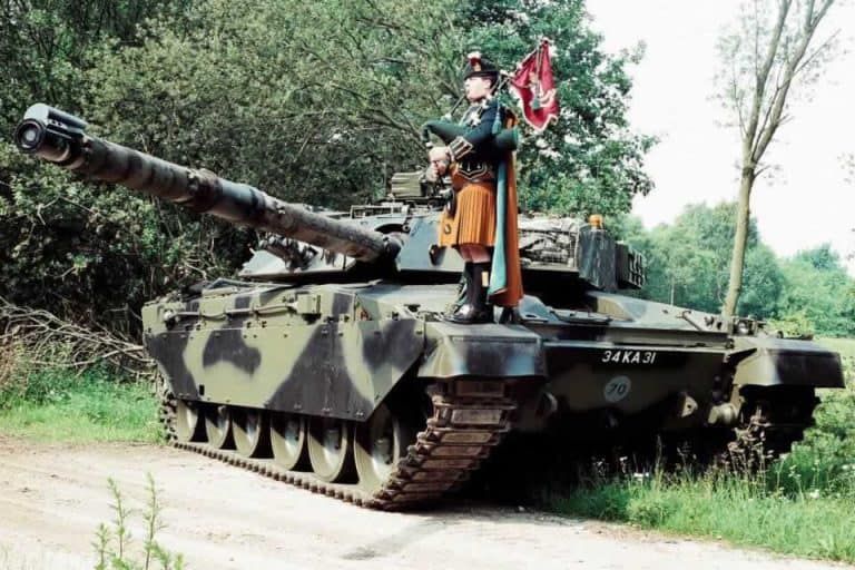 Piper on a tank | QRH Museum