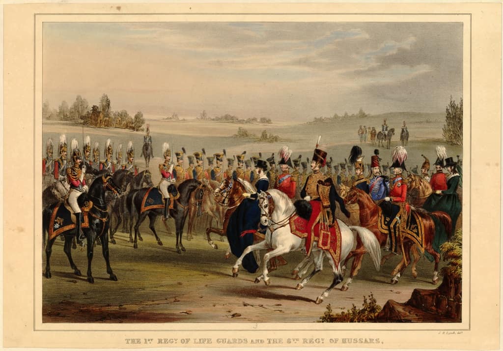 The 1st Regt. of Life Guards and the 8th Regt. of Hussars – Hayes ...