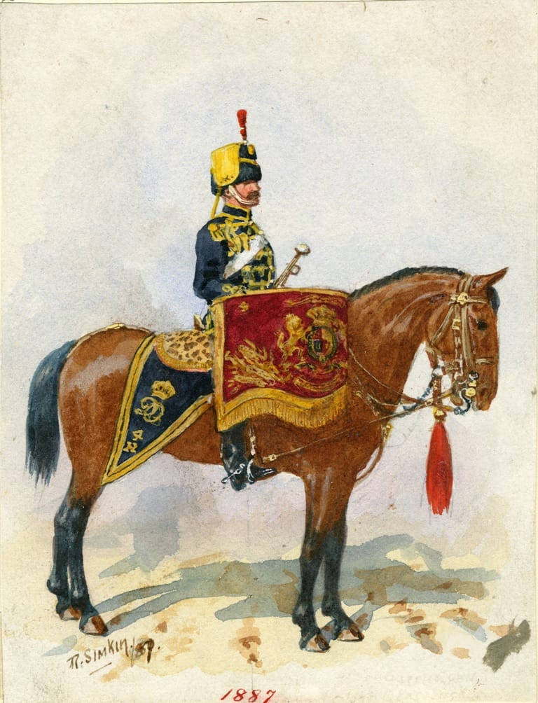 The 4th Queen’s Own Hussars – Simkin, Richard, 1840-1926 (artist) | QRH ...