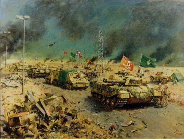 The Queen’s Royal Irish Hussars Battle Group Headquarters, Basra Road ...