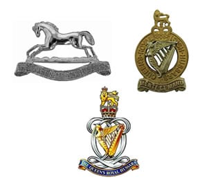 QOH, QRIH and QRH cap badges | QRH Museum